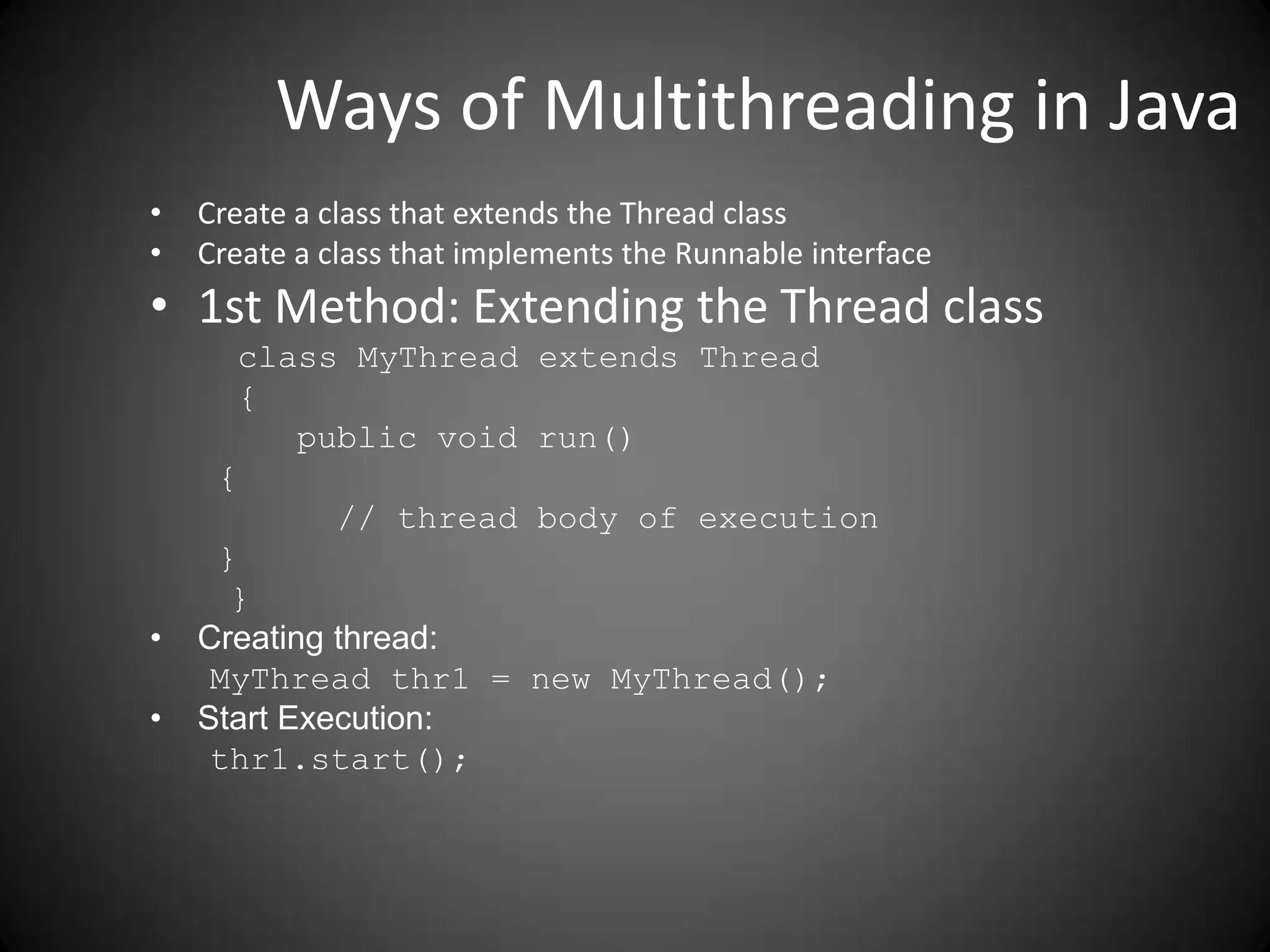 Java Multi Thead Programming | PPTX