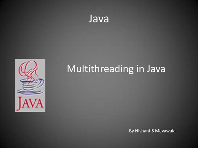 Java Multi Thead Programming | PPTX