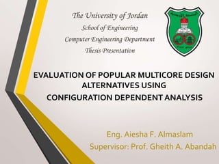 Multicore Intel Processors Performance Evaluation | PPTX