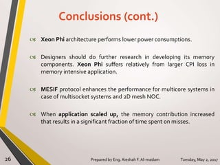 Multicore Intel Processors Performance Evaluation | PPTX | Computing | Technology & Computing