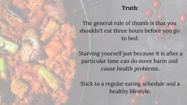 Five Healthy Eating Myths | PPT