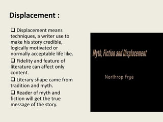 Myth, Fiction, Displacement..pptx