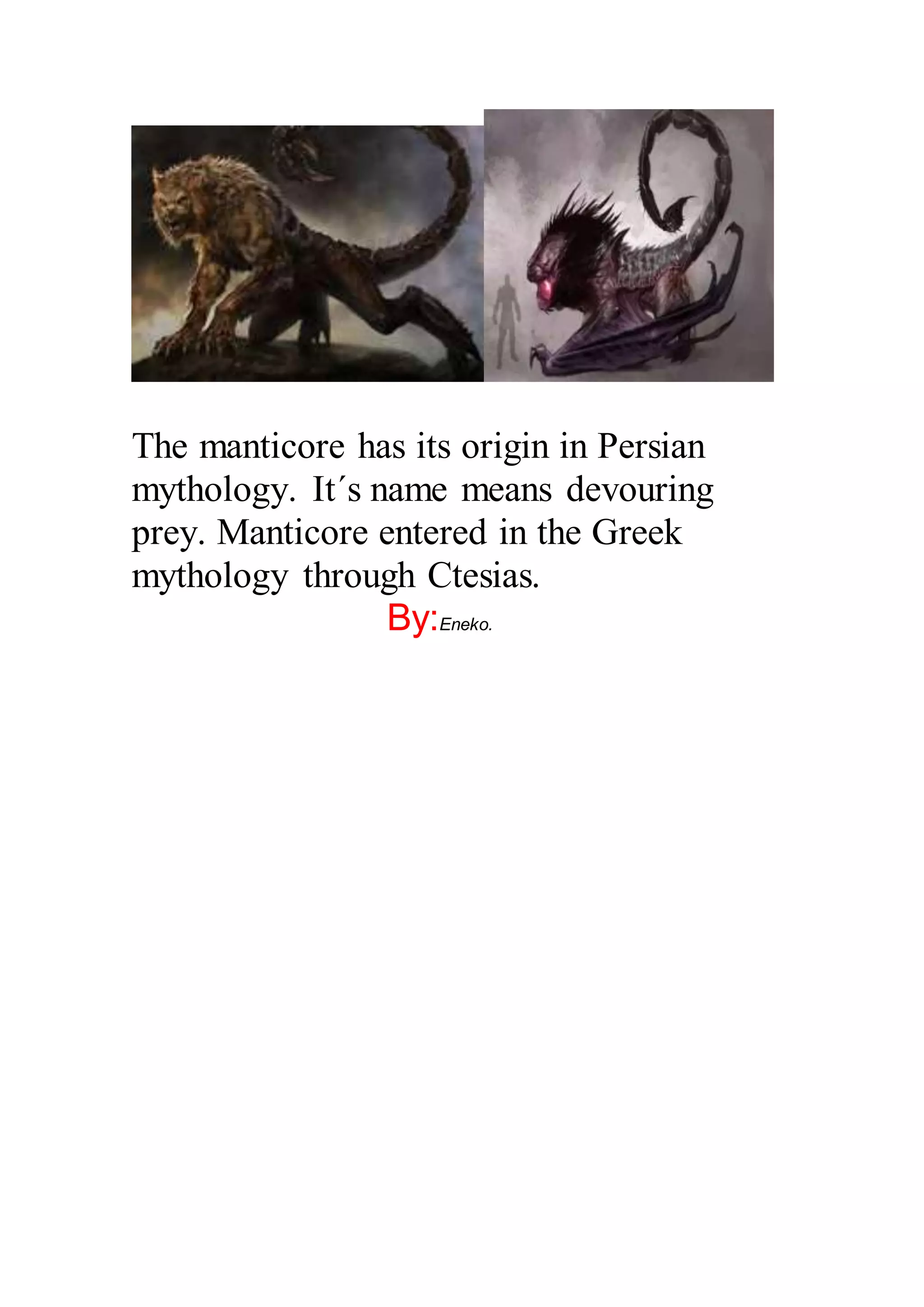 Mythical creatures 6.a | PDF