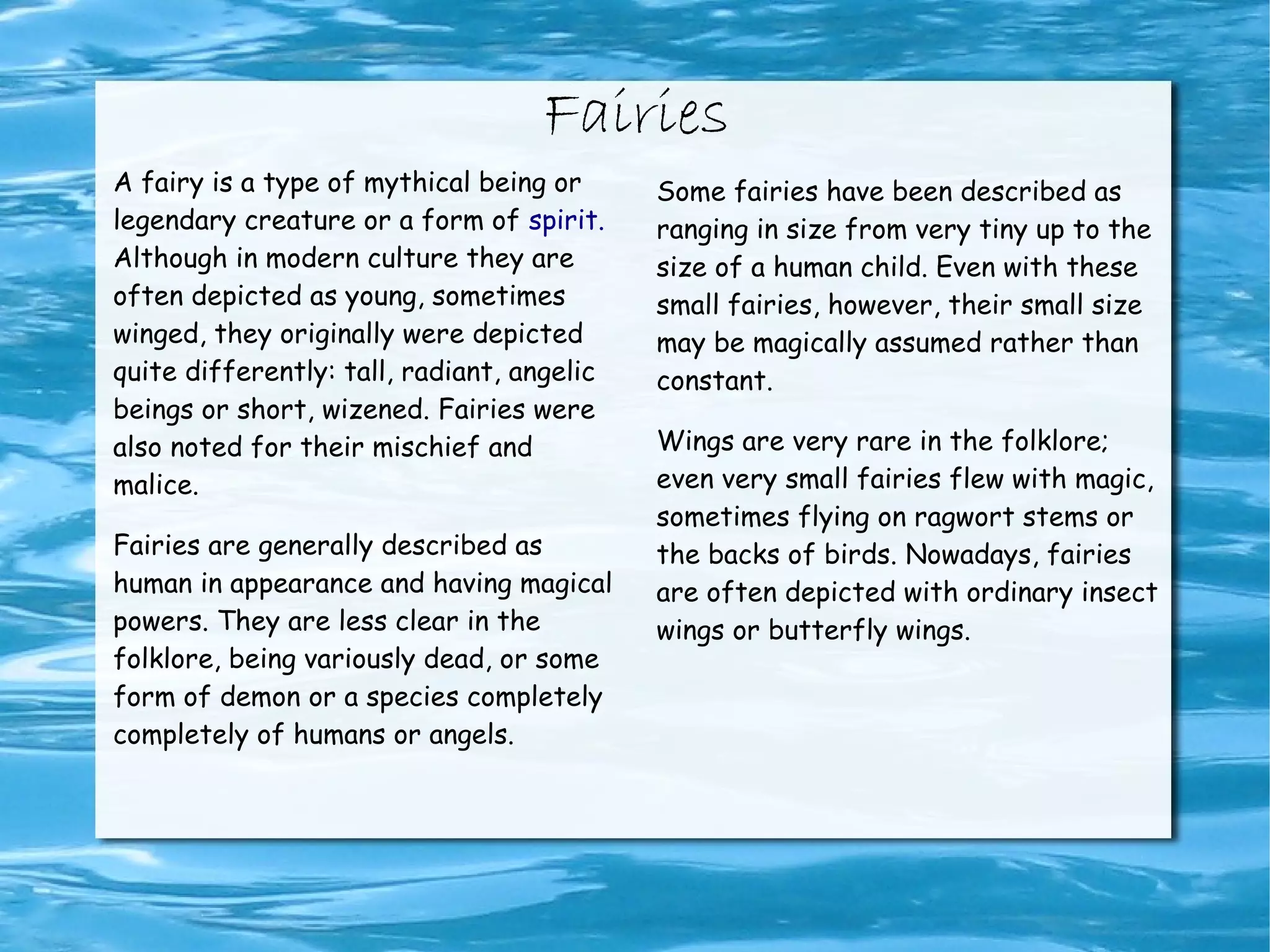 Mythical Creatures P3 | ODP