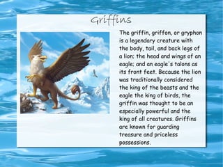 Mythical Creatures P3 | ODP
