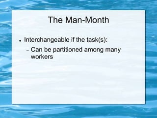 Mythical Man-Month | PPTX