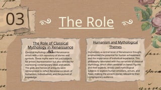 Mythical Rebirth The Fusion of Classical Themes and Renaissance Art.pptx