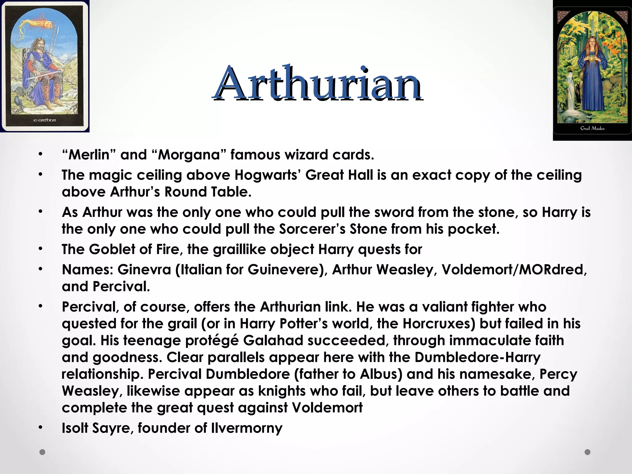 Mythic Names in Harry Potter | PPT