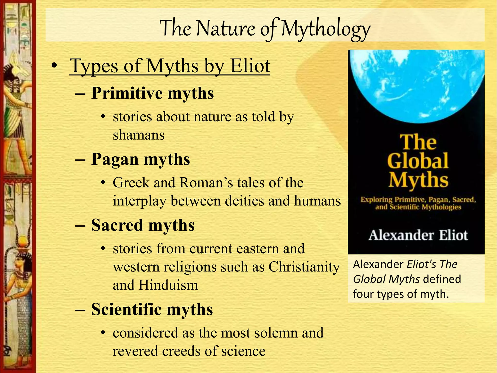Myth mythology and folklore | PPTX