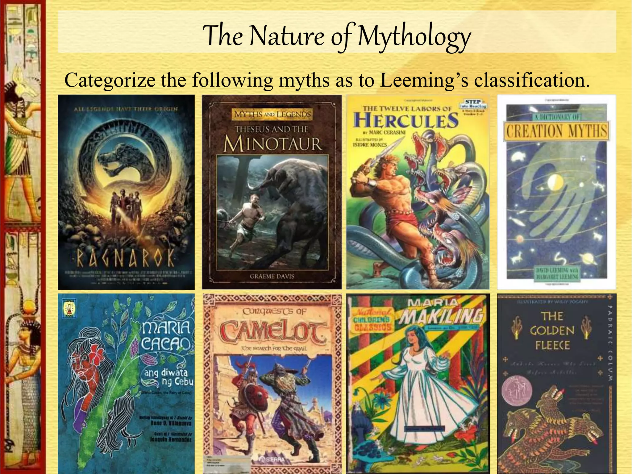 Myth mythology and folklore | PPTX