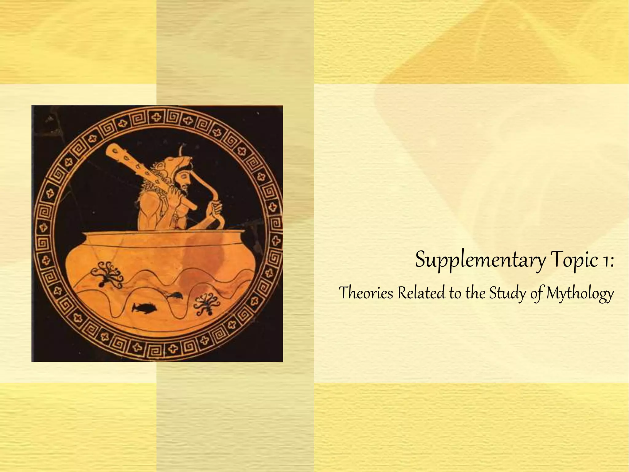 Myth mythology and folklore | PPTX