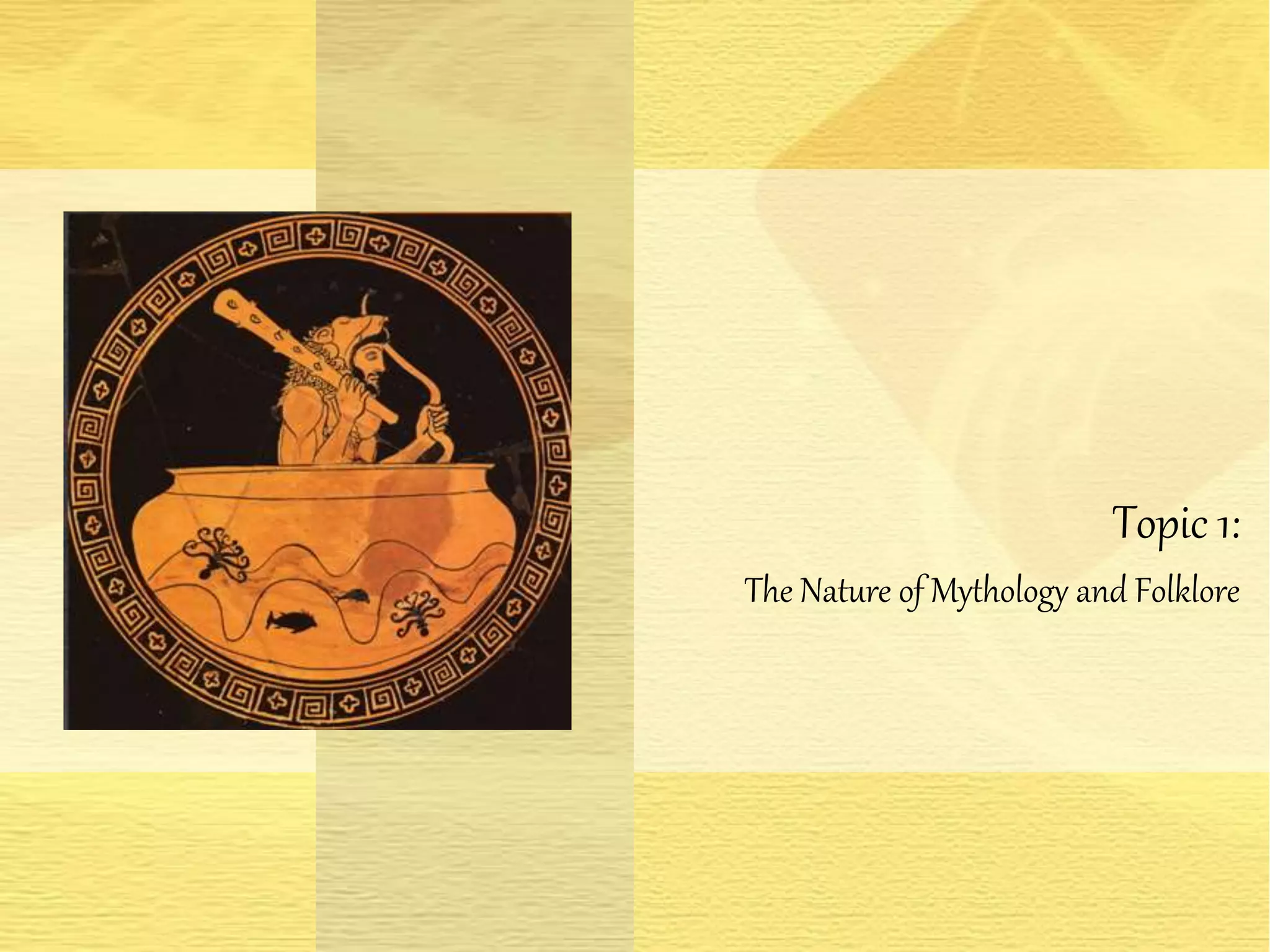 Myth mythology and folklore | PPTX