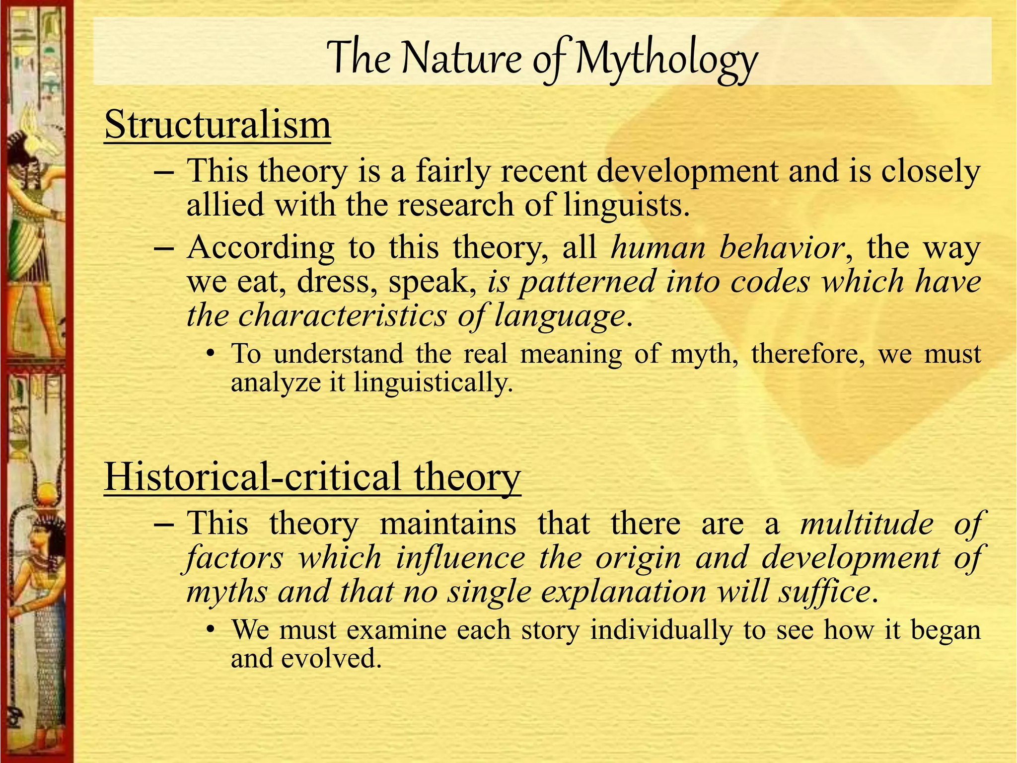 Myth mythology and folklore | PPTX