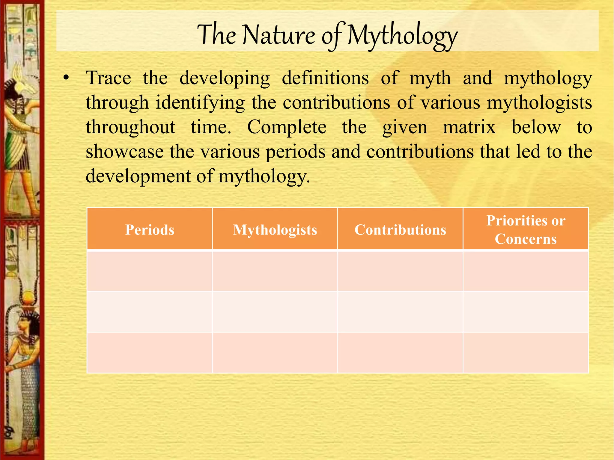 Myth mythology and folklore | PPTX