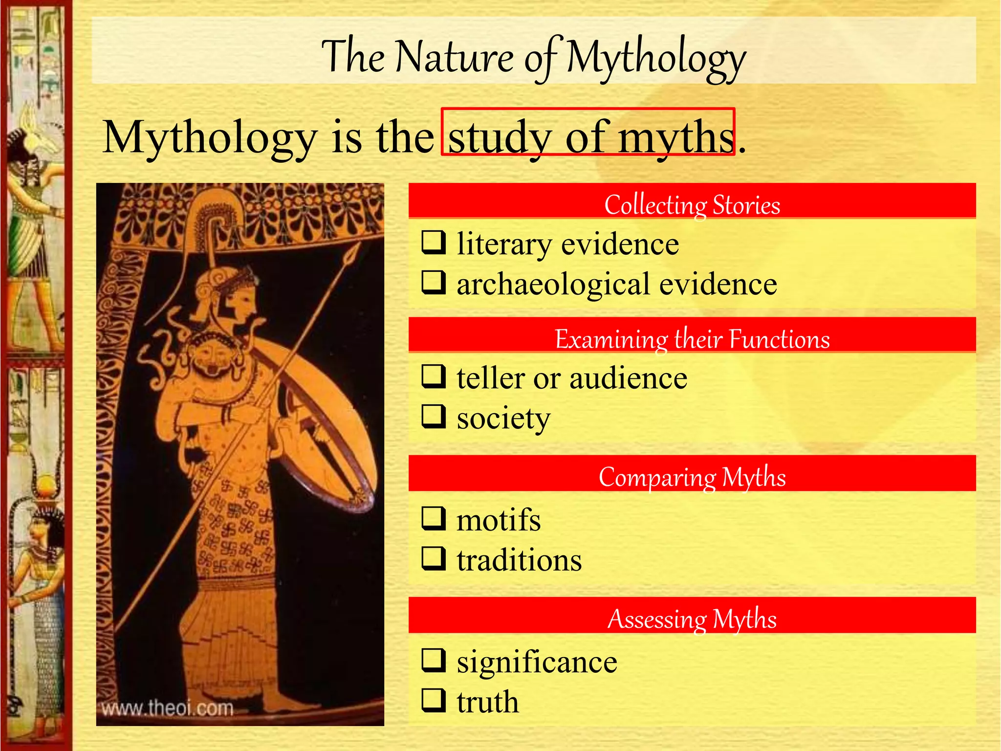 Myth mythology and folklore | PPTX