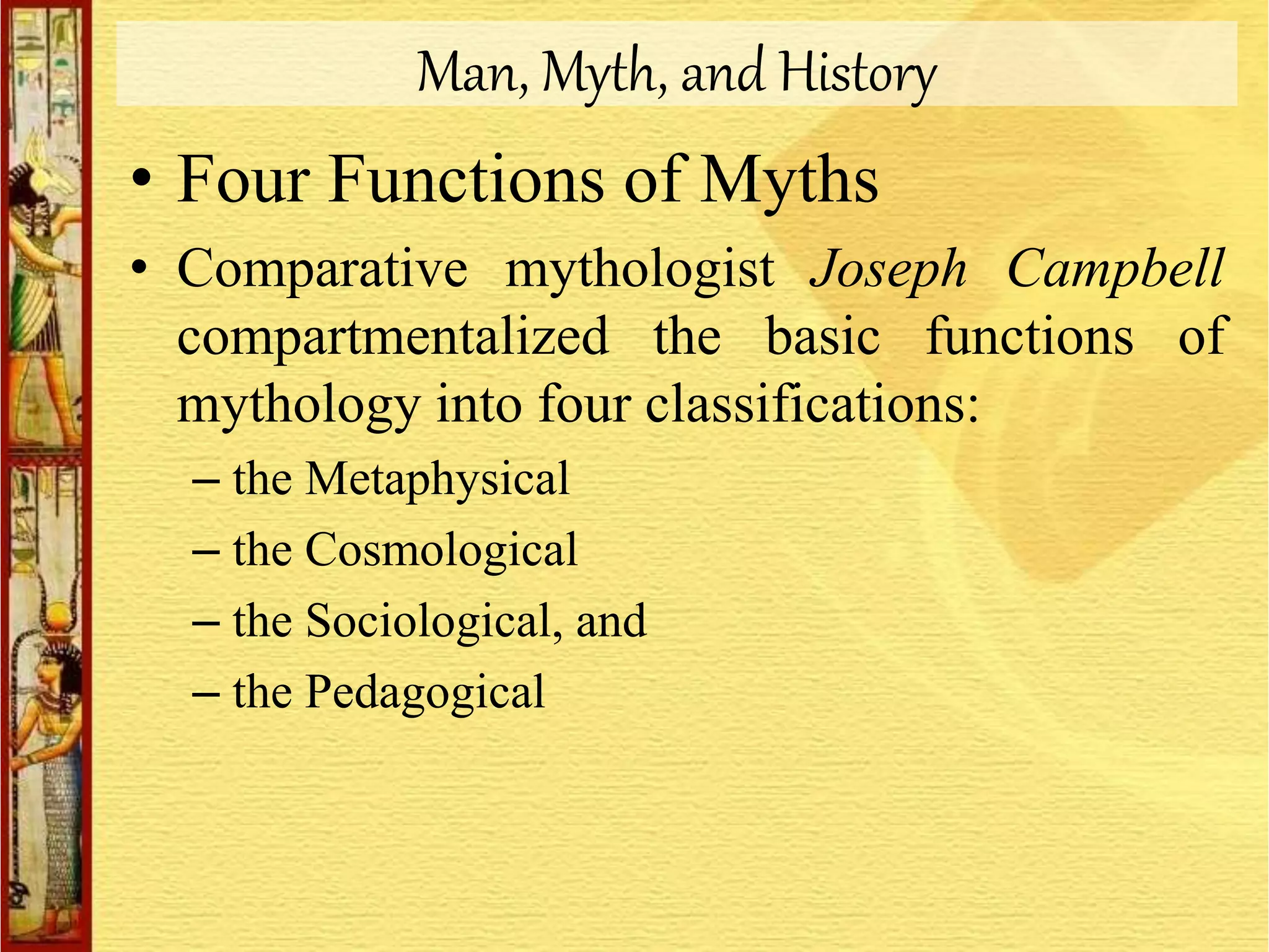 Myth mythology and folklore | PPTX