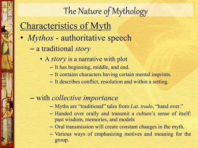 Myth mythology and folklore | PPTX
