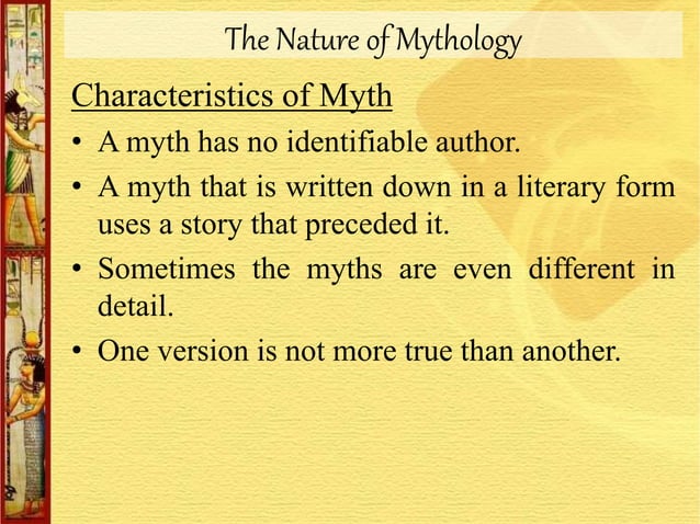 Myth mythology and folklore | PPTX