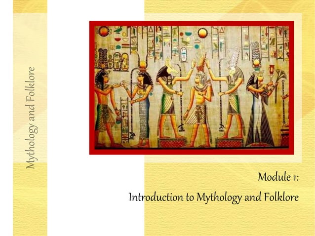 Myth mythology and folklore | PPTX