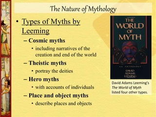 Myth mythology and folklore | PPTX