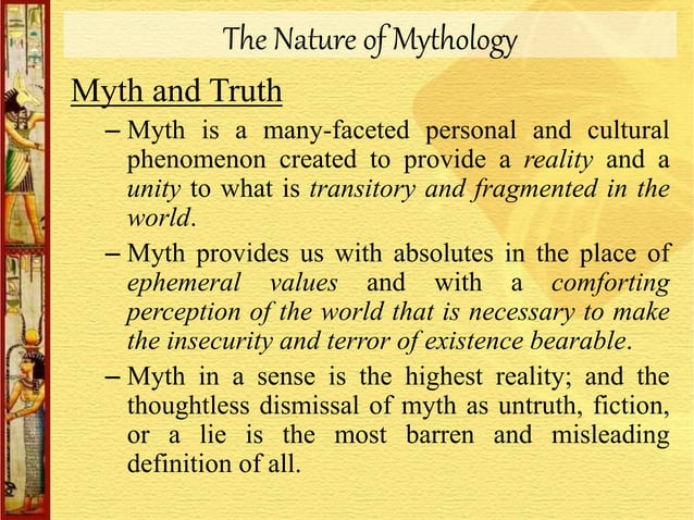 Myth mythology and folklore | PPTX