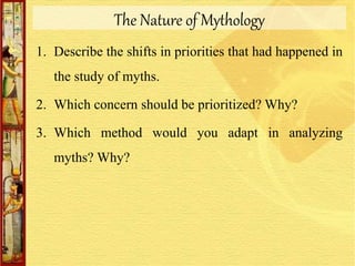 Myth mythology and folklore | PPTX
