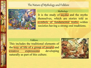 Myth mythology and folklore | PPTX
