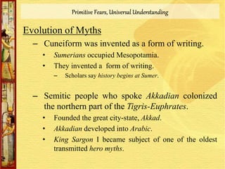 Myth mythology and folklore | PPTX
