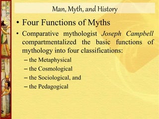 Myth mythology and folklore | PPTX
