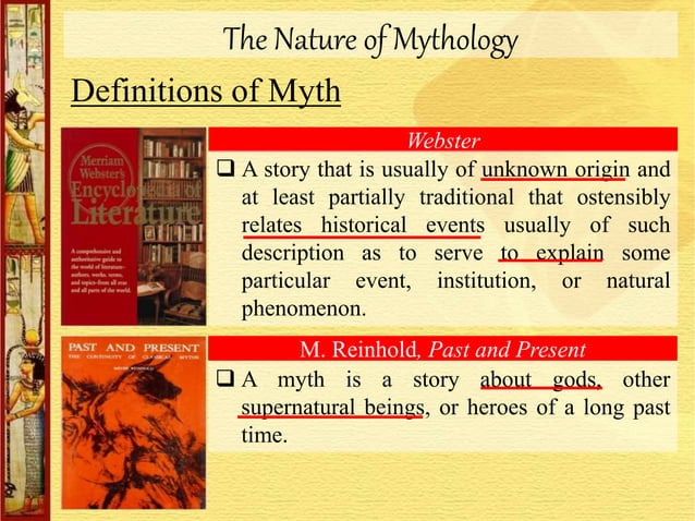 Myth mythology and folklore | PPTX