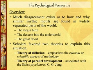 Myth mythology and folklore | PPTX