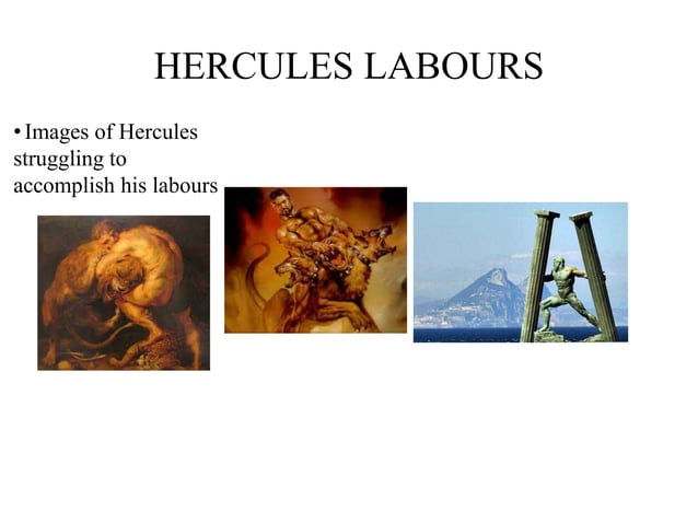 Myth of hercules - Spanish legend | PPTX