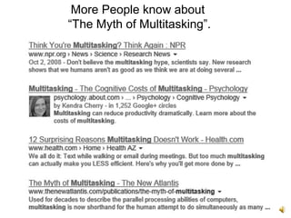 Mythofmultitasking final | PPT