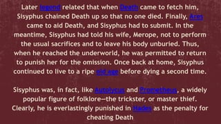 Mythological Allusions Educational Presentation in Red and Yellow ...