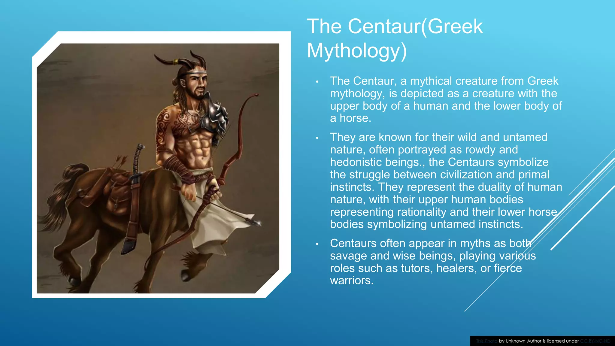 Mythological Creatures | PPTX