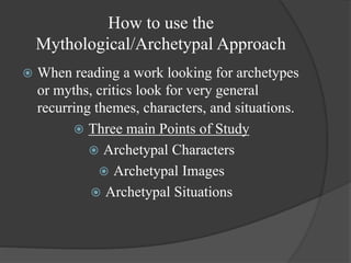 Mythological theory | PPTX
