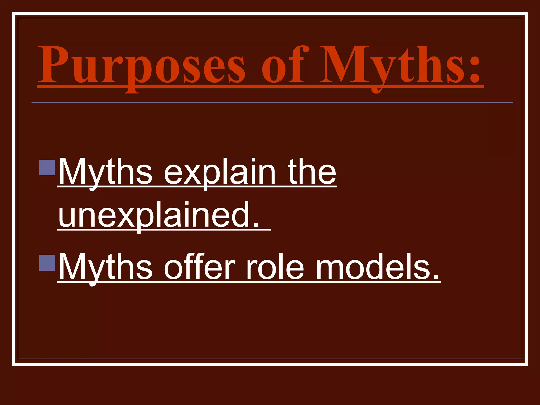 Mythology | PPT
