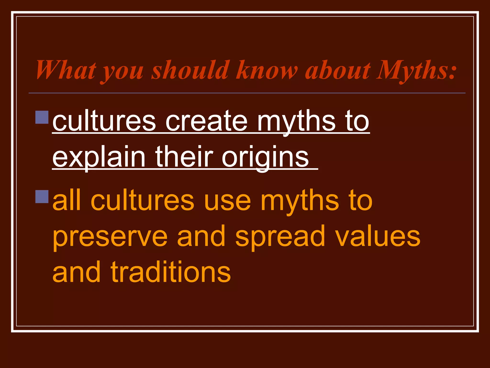 Mythology | PPT