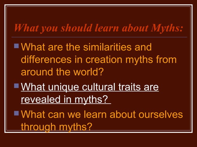 Mythology | PPT