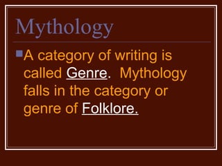 Mythology | PPT