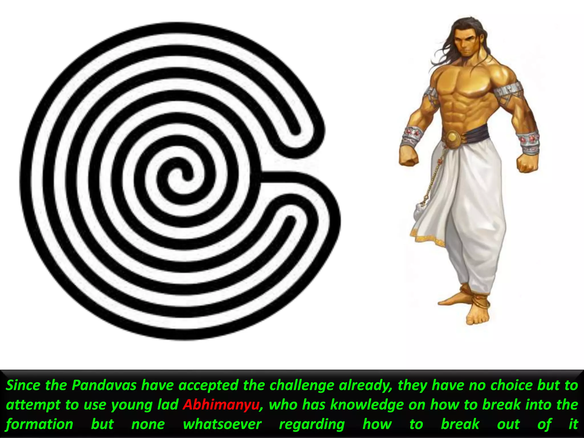 Mythology presentation - Shri Abhimanyu, Son of Shri Arjun | PPTX