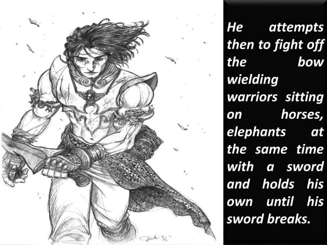 Mythology presentation - Shri Abhimanyu, Son of Shri Arjun | PPTX ...