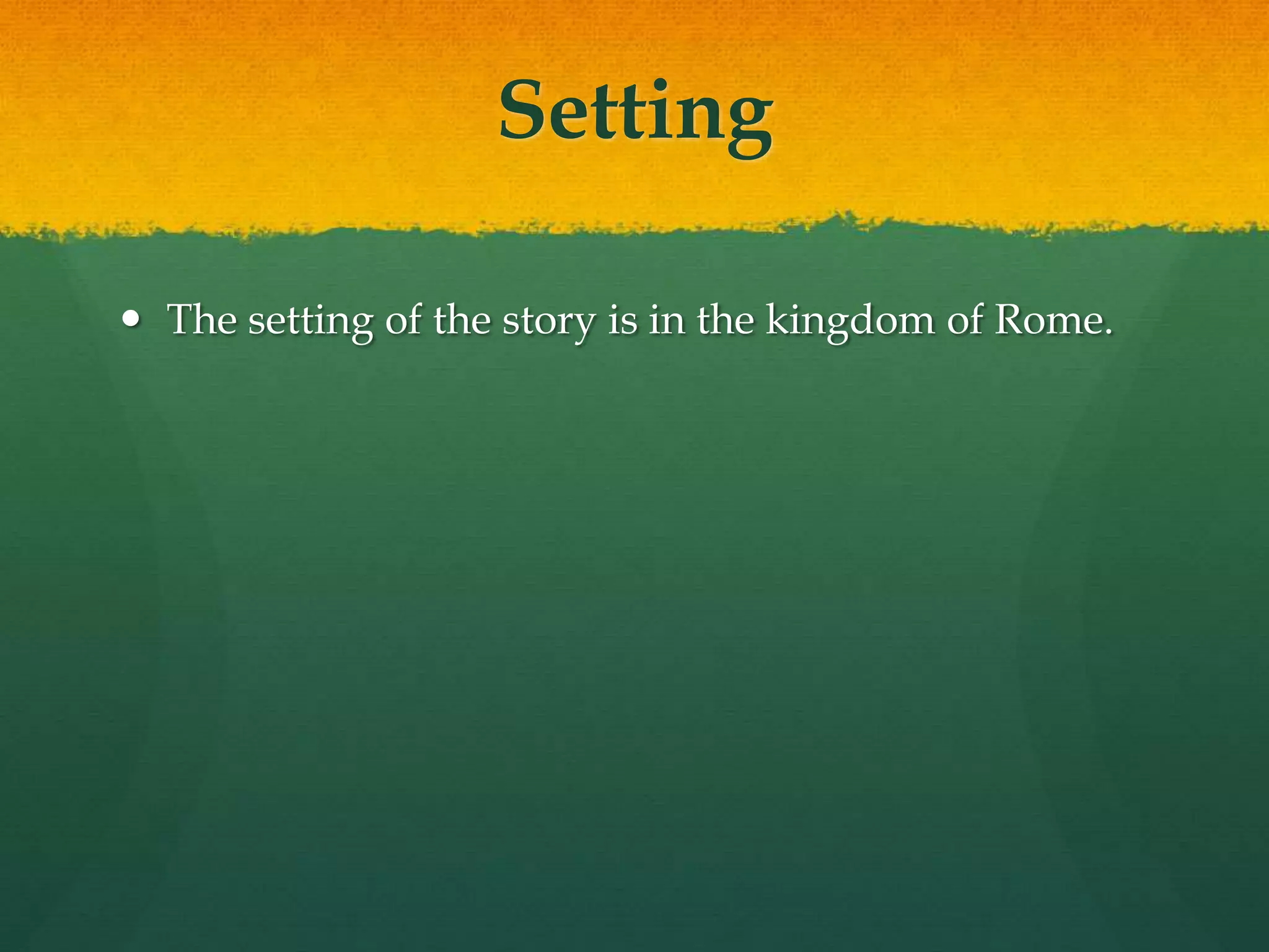 Creation of Rome. Remus and Romulos | PPTX