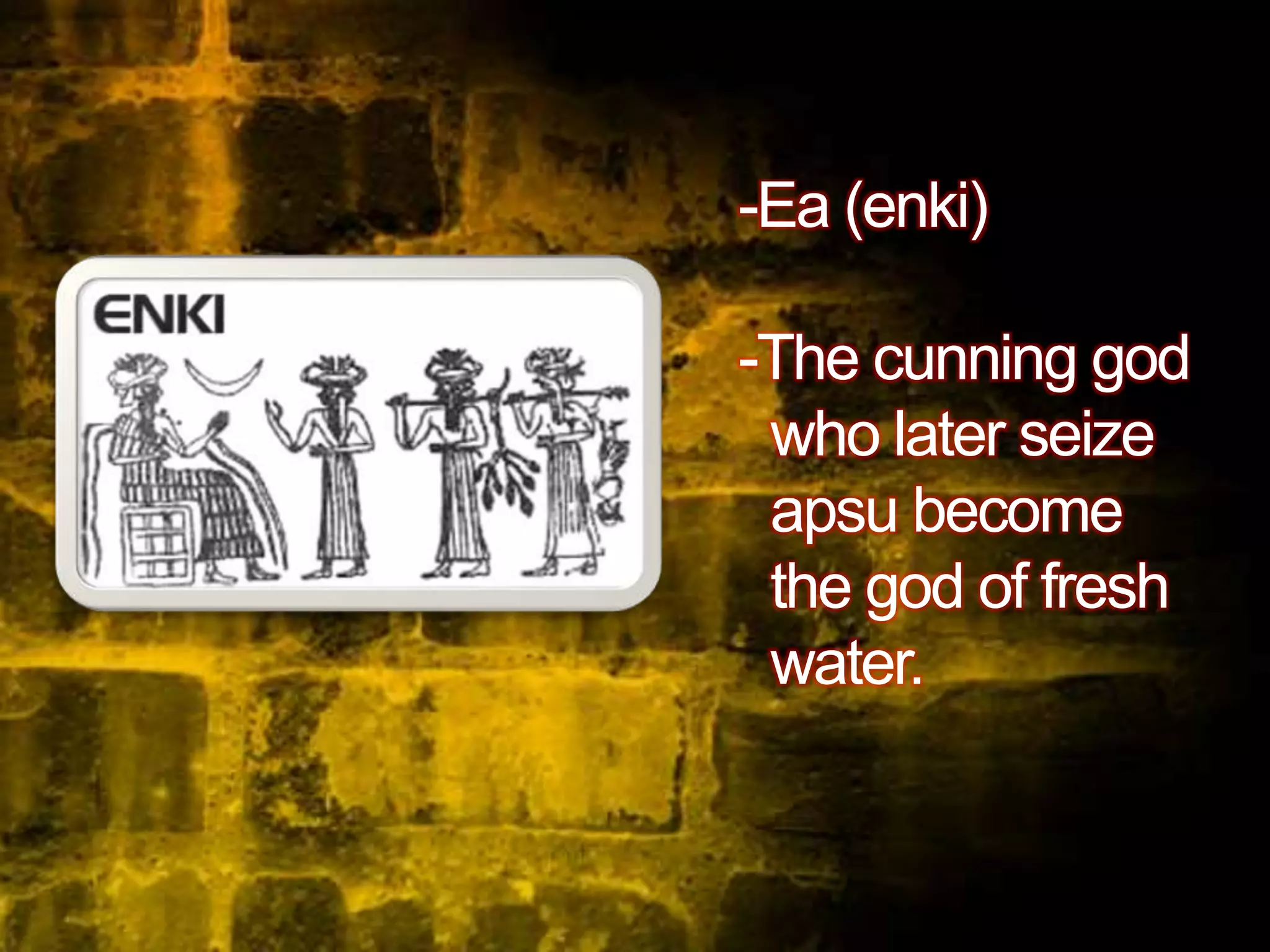 Creation of MESOPOTAMIA- Mythology | PPTX