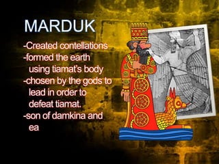 Creation of MESOPOTAMIA- Mythology | PPTX