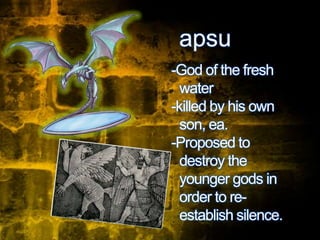 Creation of MESOPOTAMIA- Mythology | PPTX