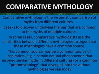 Mythology overview | PPTX