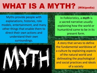 Mythology overview | PPTX