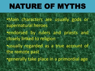 Mythology overview | PPTX