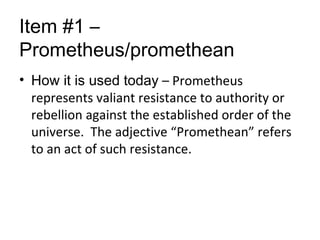 Mythology Allusions | PPT